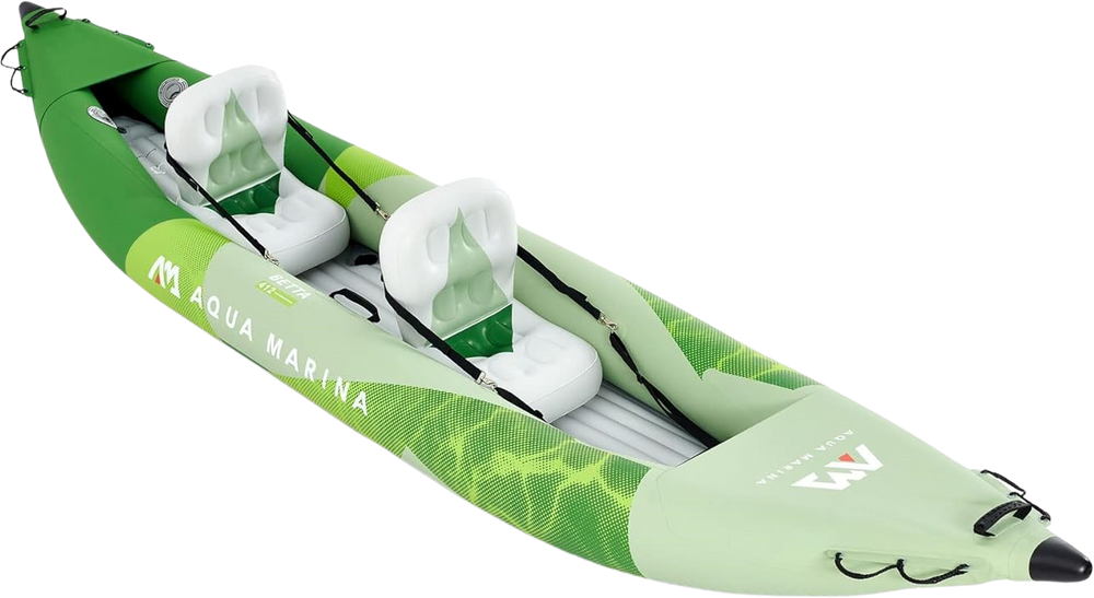 Aqua Marina Betta 13'6" 2-Person Inflatable Kayak – Lightweight, Durab ...